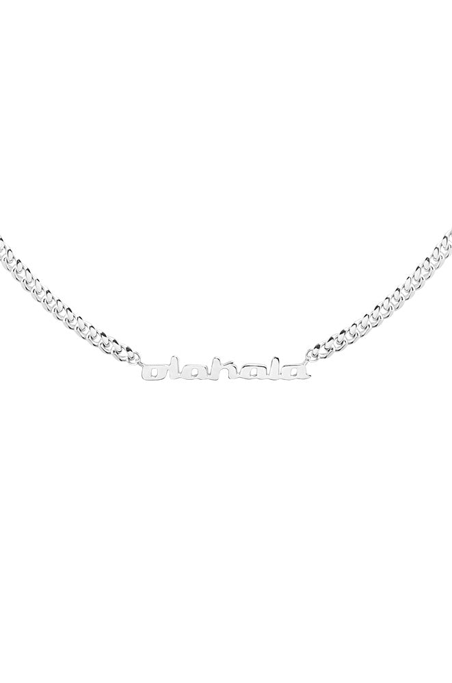 CC Logo Chain Silver coated OLAKALA